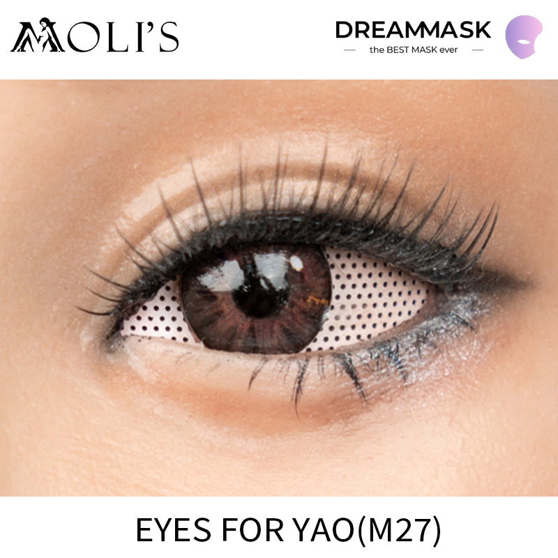 Optional Replaceable Microporous Eyes for Yao(M27) | InTheMask by Moli's