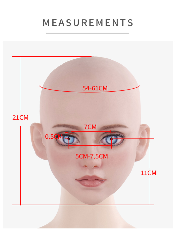 M3GAN Style The Doll Mask by SecondFace F03M | InTheMask by Moli's