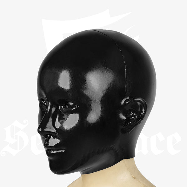 NEOGAN x SecondFace | Black Rubber Face "Obsidian" Silicone Mask ...