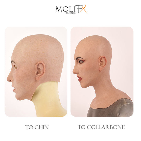 MoliFX | “Molly2” Hollywood Makeup | SFX-Level Silicone Female Mask X0
