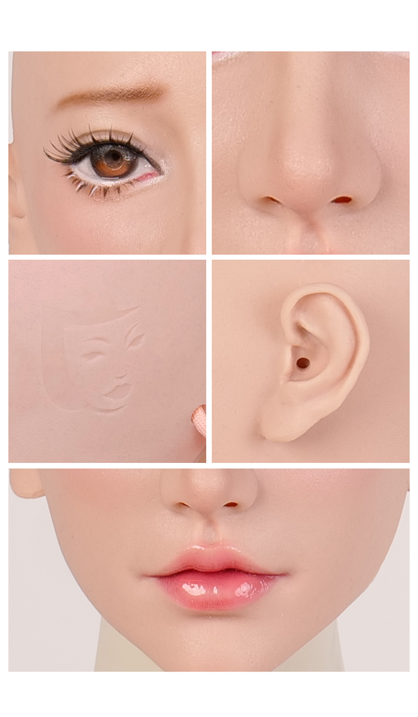 SecondFace by MoliFX | "Acedia The Sloth“ Special Makeup Female Mask b