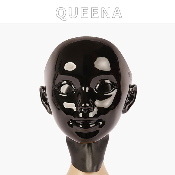 NEOGAN | Dark Queena The Female Doll Mask with Gag and Latex Hood D05SD ...