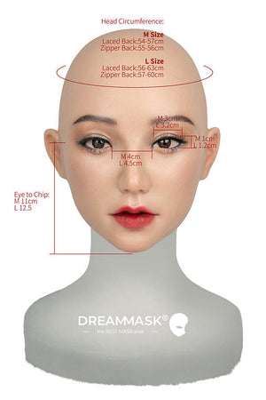 Yao | M27 The Female Mask with Changable Microporous Eyes | InTheMask by Moli's