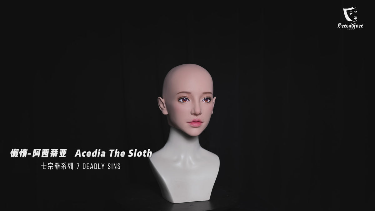 SecondFace by MoliFX | "Acedia The Sloth“ Female Mask by The 7 Deadly